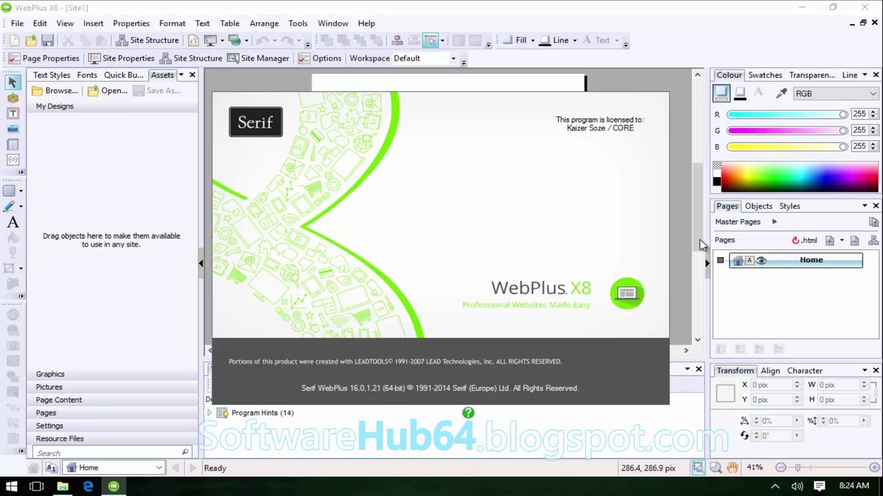Serif WebPlus X8 FREE Download - video Dailymotion