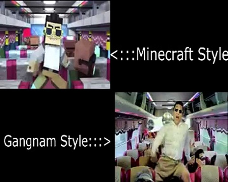 Gangnam Style vs Minecraft Style - video Dailymotion