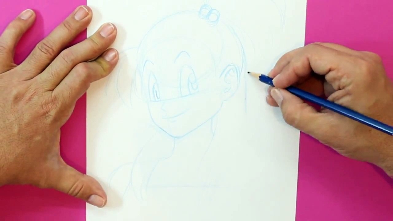 Cómo dibujar a Bulma (Dragon Ball) - How to draw Bulma. - Dailymotion Video