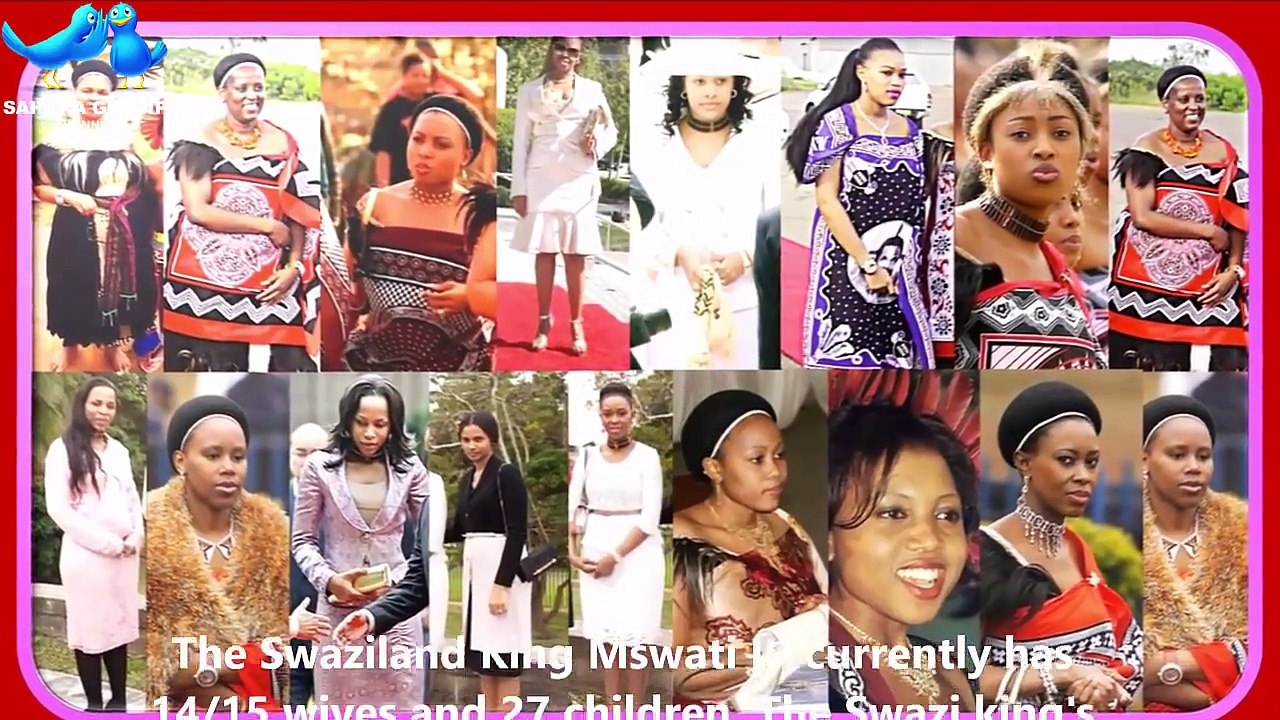 Reed Dance | Swazi King Mswati III & His 15 Queens | Rat-Race In Swazi ...
