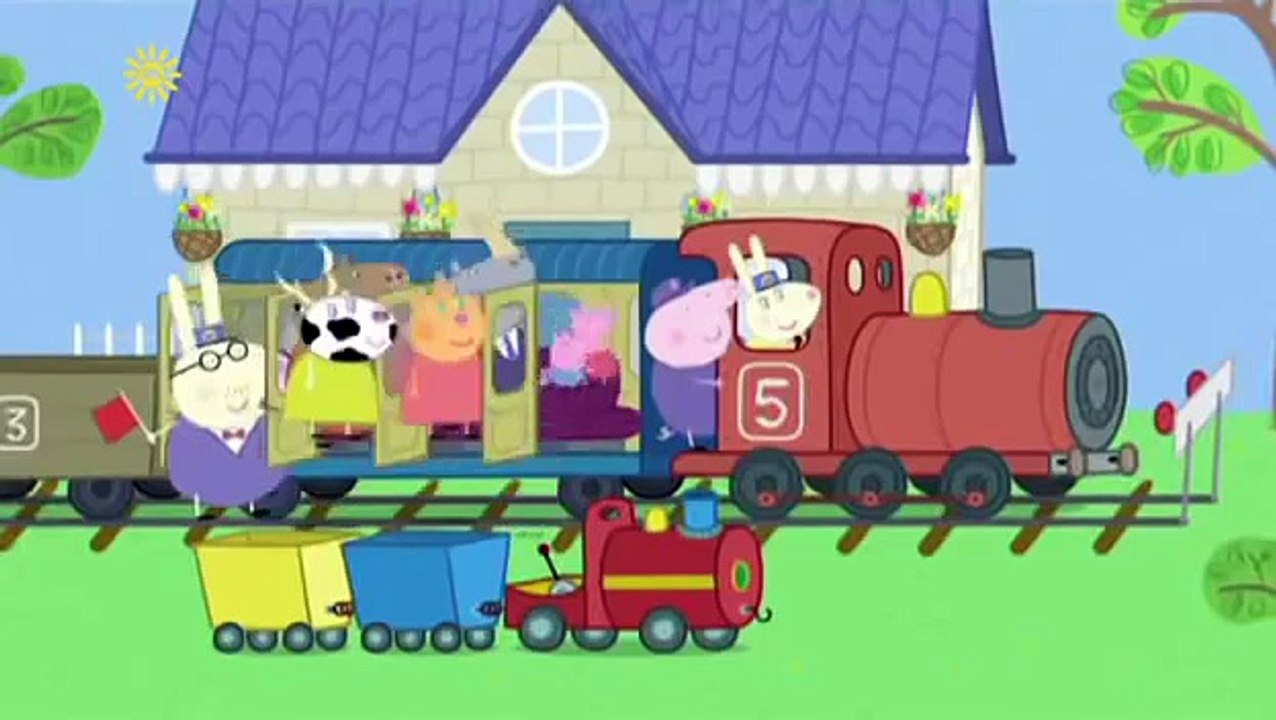 Peppa Pig Grandpa Pig's Train to the Rescue Episode 20 (English ...
