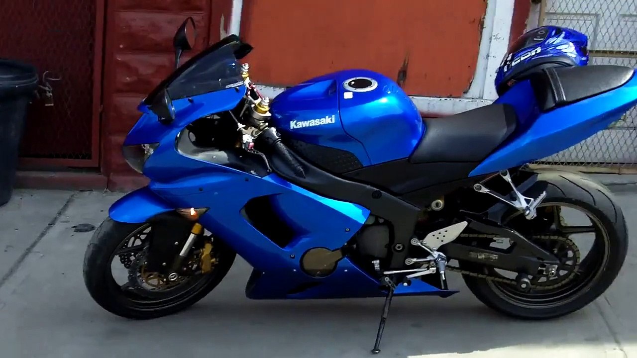 Plasma Blue Kawasaki Ninja ZX6R / ZX636 (SOLD) - video Dailymotion