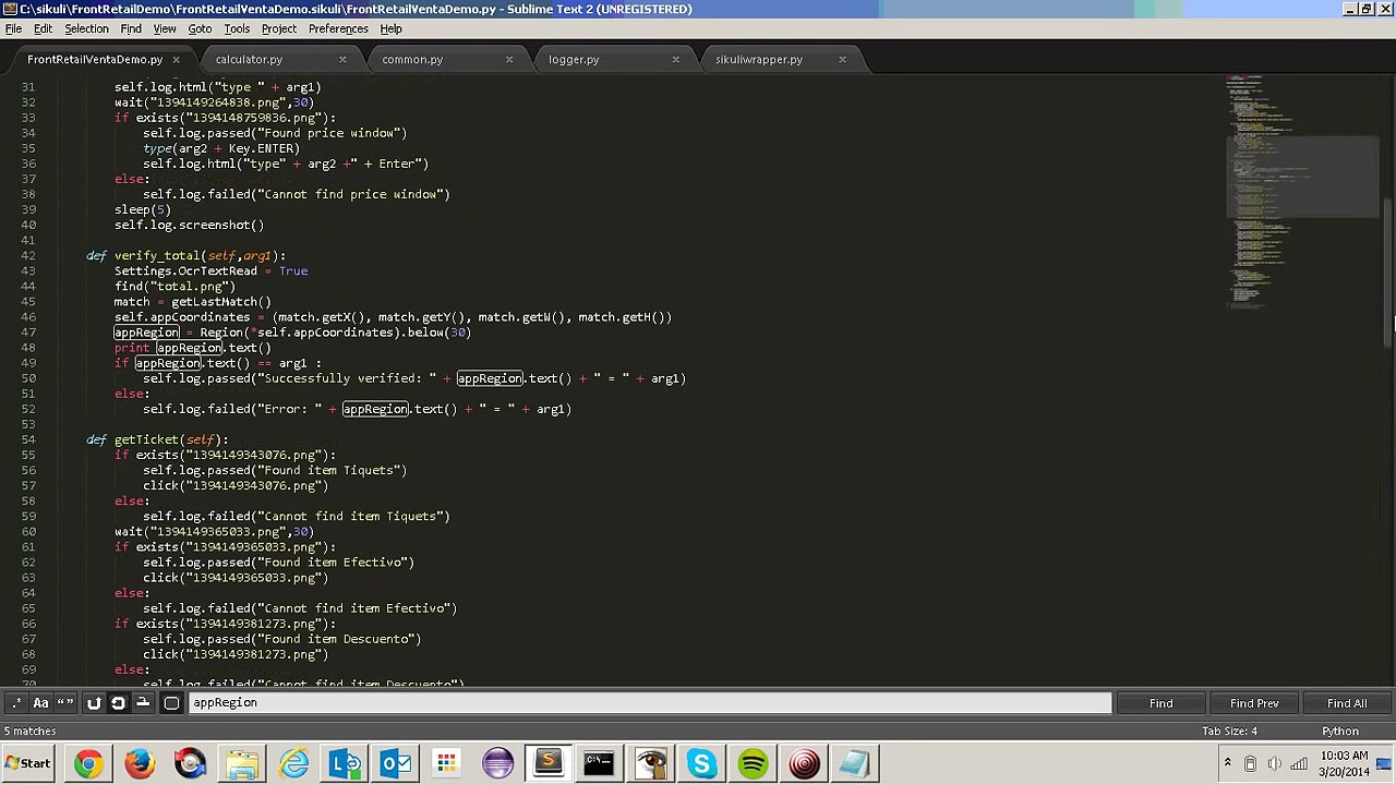 Test Automation Demo using Sikuli and Robotframework - video Dailymotion