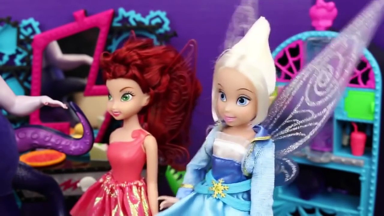 FROZEN Elsa Anna Become Fairies Part 2 Barbie Little Mermaid Ursula ...