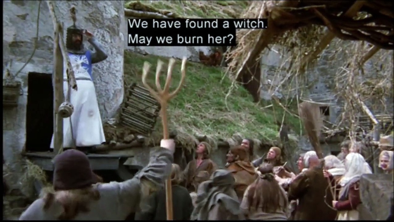 clip5 Witch Hunting -Monty Python and the Holy Grail (1975) - video ...