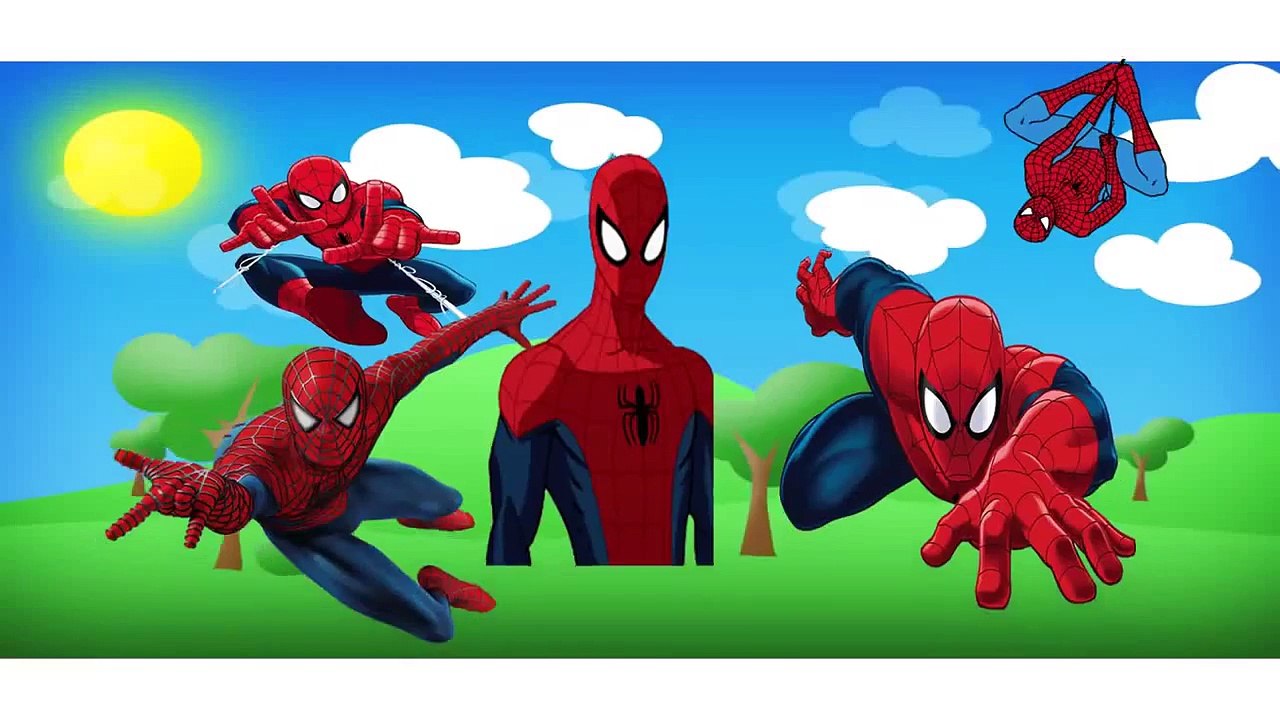 Spiderman Finger Family Collection Cartoon Animation Nursery Rhymes For ...