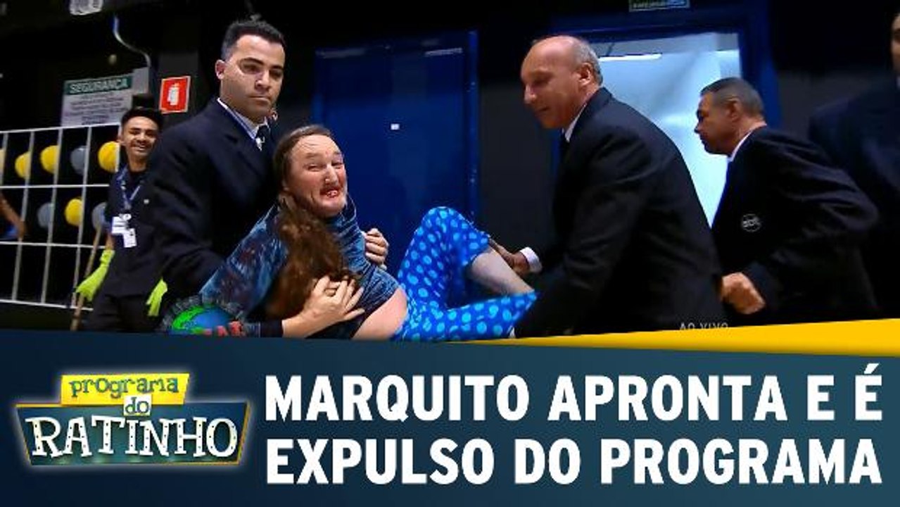 Marquito apronta e é expulso do programa - Vídeo Dailymotion