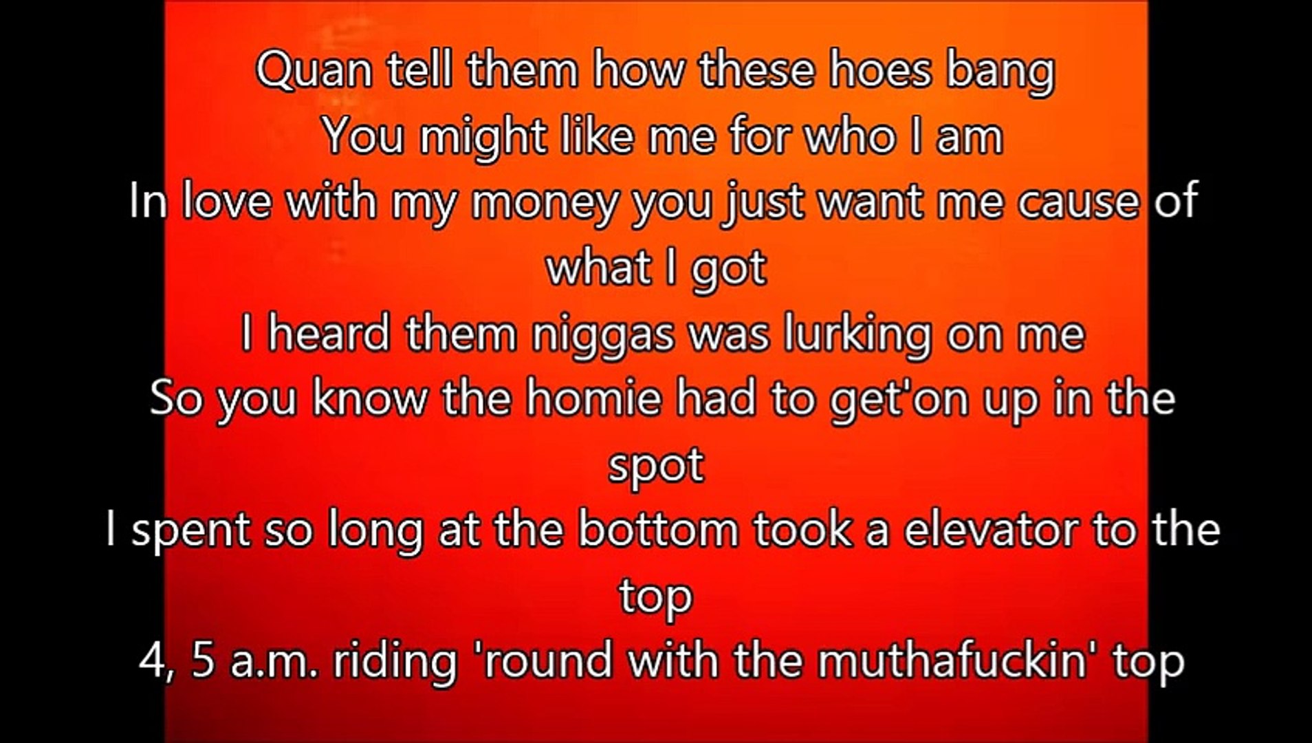 I Know Rich Homie Quan Lyrics