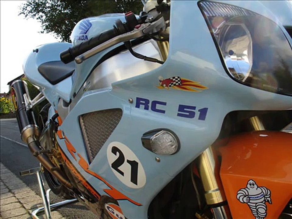 Honda VTR RVT 1000 SP2 RC51 Gulf Racer 21 - video Dailymotion