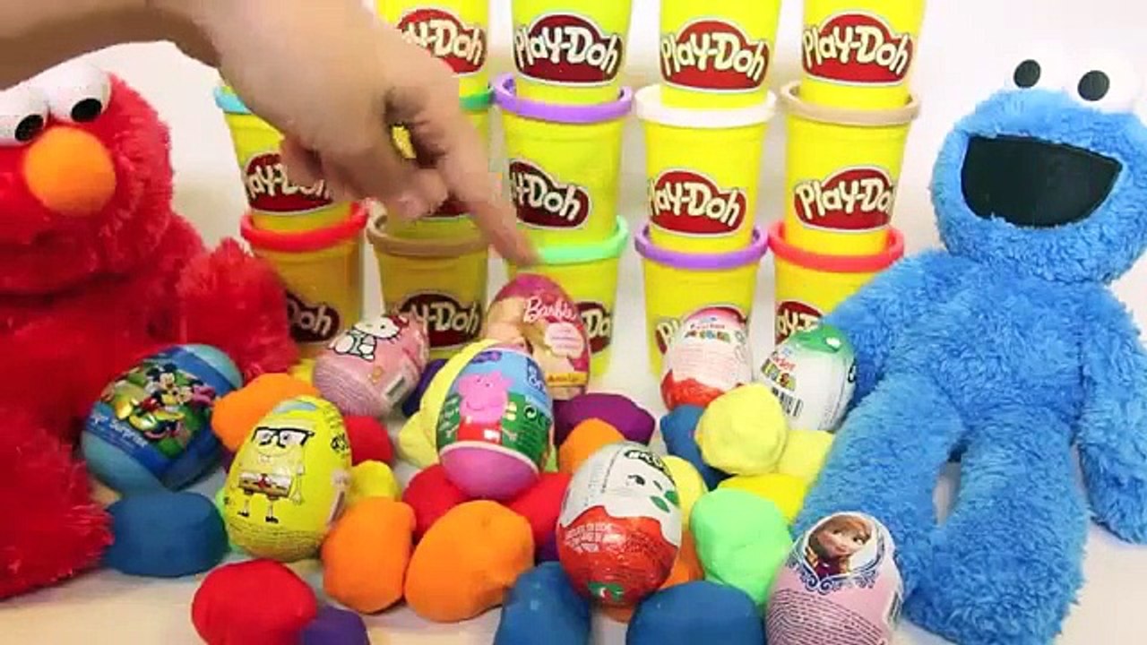 PLAY DOH EGGS PEPPA PIG MICKEY MOUSE MINNIE MOUSE FROZEN PRINCESS ...