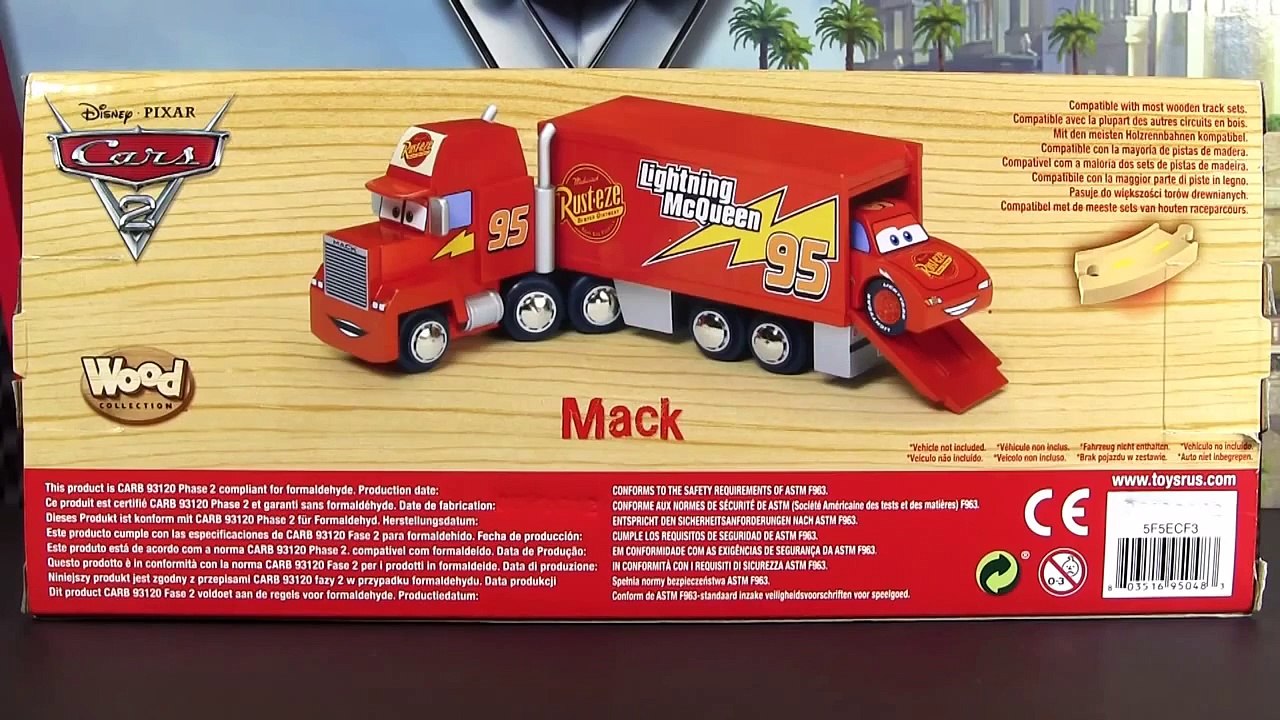Cars 2 Mack Hauler Truck Wood Collection ToysRUS Semi - video Dailymotion