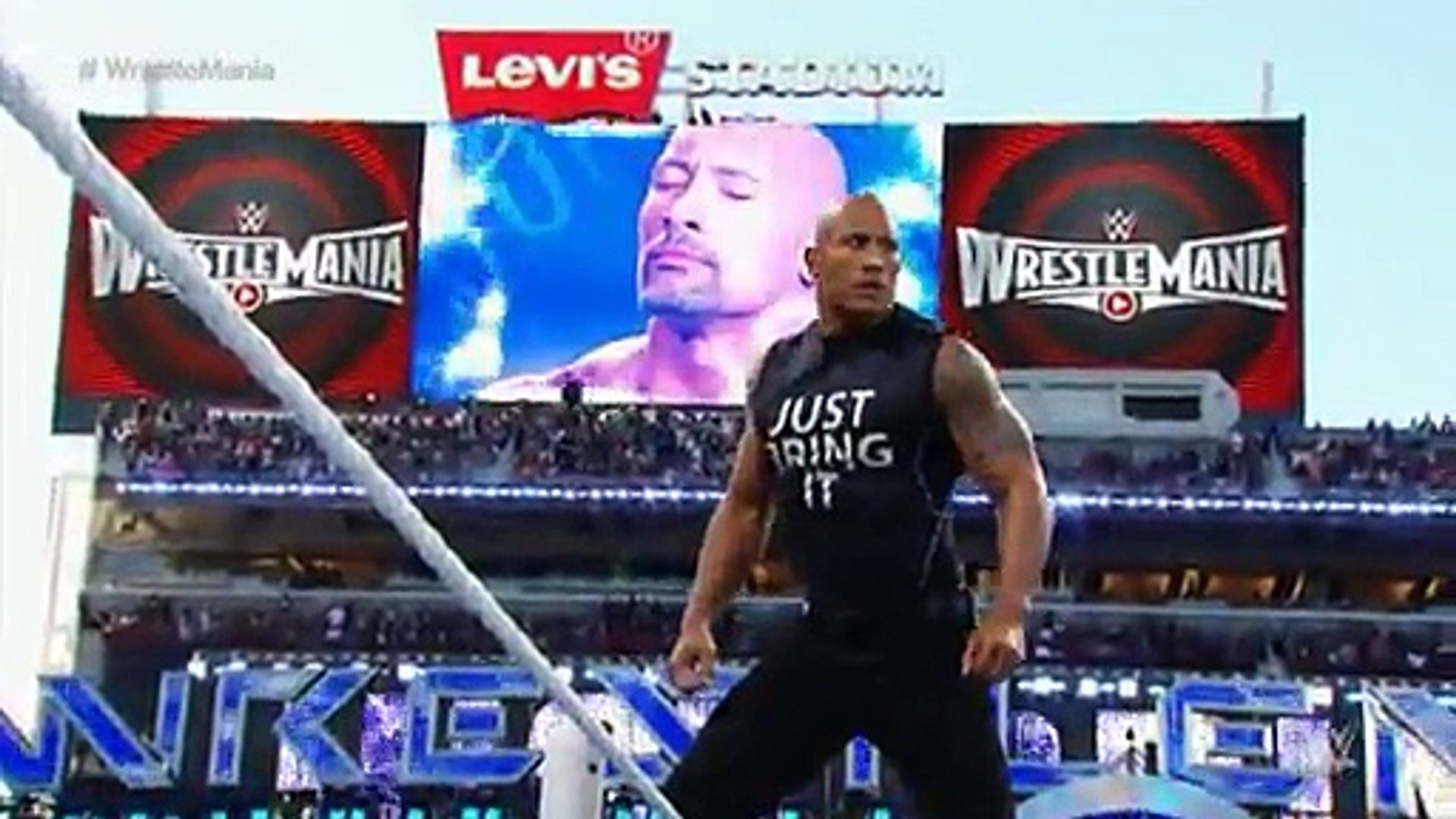 The Rock Wrestlemania 31