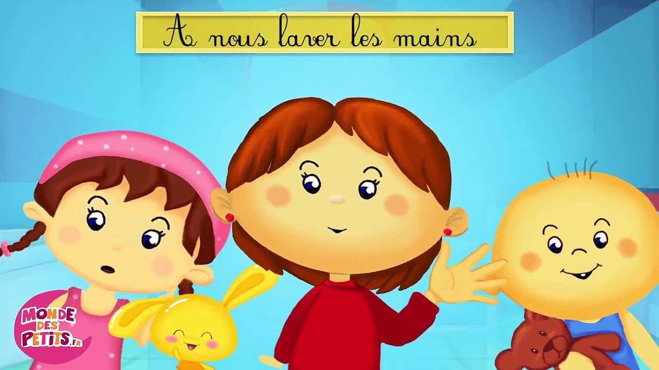 Comptine pour enfants - Je me lave les mains - video Dailymotion
