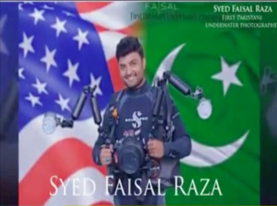 Faisal Raza First Pakistani Under water photographer Talk with geo ...