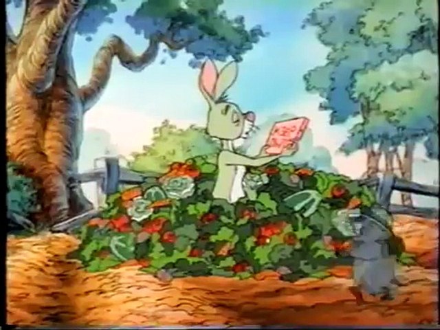Rabbit Winnie The Pooh Garden Rabbit Was Working In His Vegetable