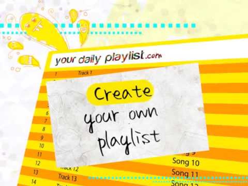 Create Your Own Playlist on www.yourdailyplaylist.com! - video Dailymotion