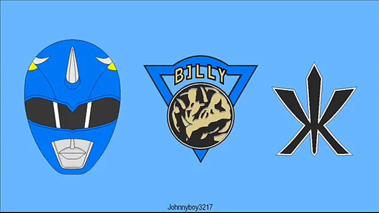 Blue Power Ranger Name & Symbols Super Samurai KEVIN how to draw ...