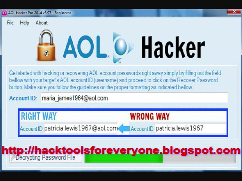Hack AOL account quickly with AOL Hacker Pro 2014 - video Dailymotion