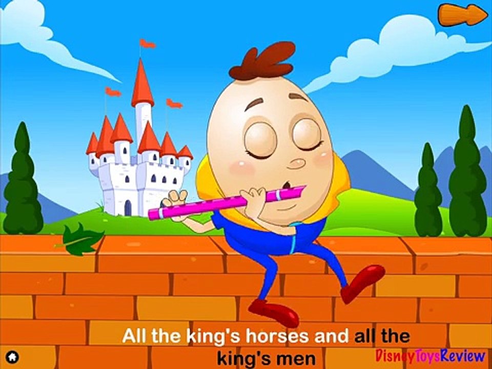 Humpty Dumpty Sat on a Wall - Nursery Song with Lyrics - Nursery Rhymes ...