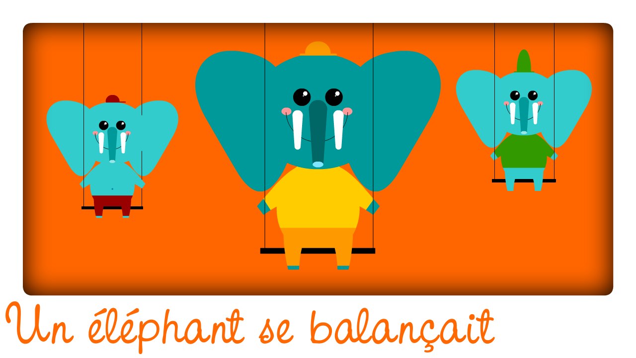 Un éléphant qui se balançait (comptine pour apprendre à compter ...