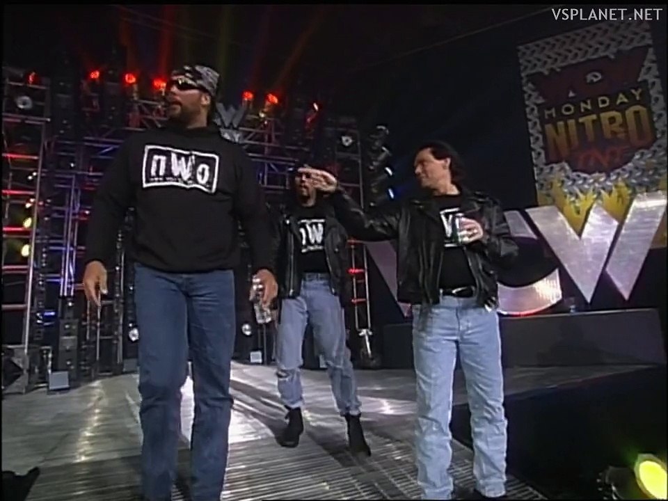 NWO Takes over Announcers' Booth, WCW Monday Nitro 06.01.1997 - video ...