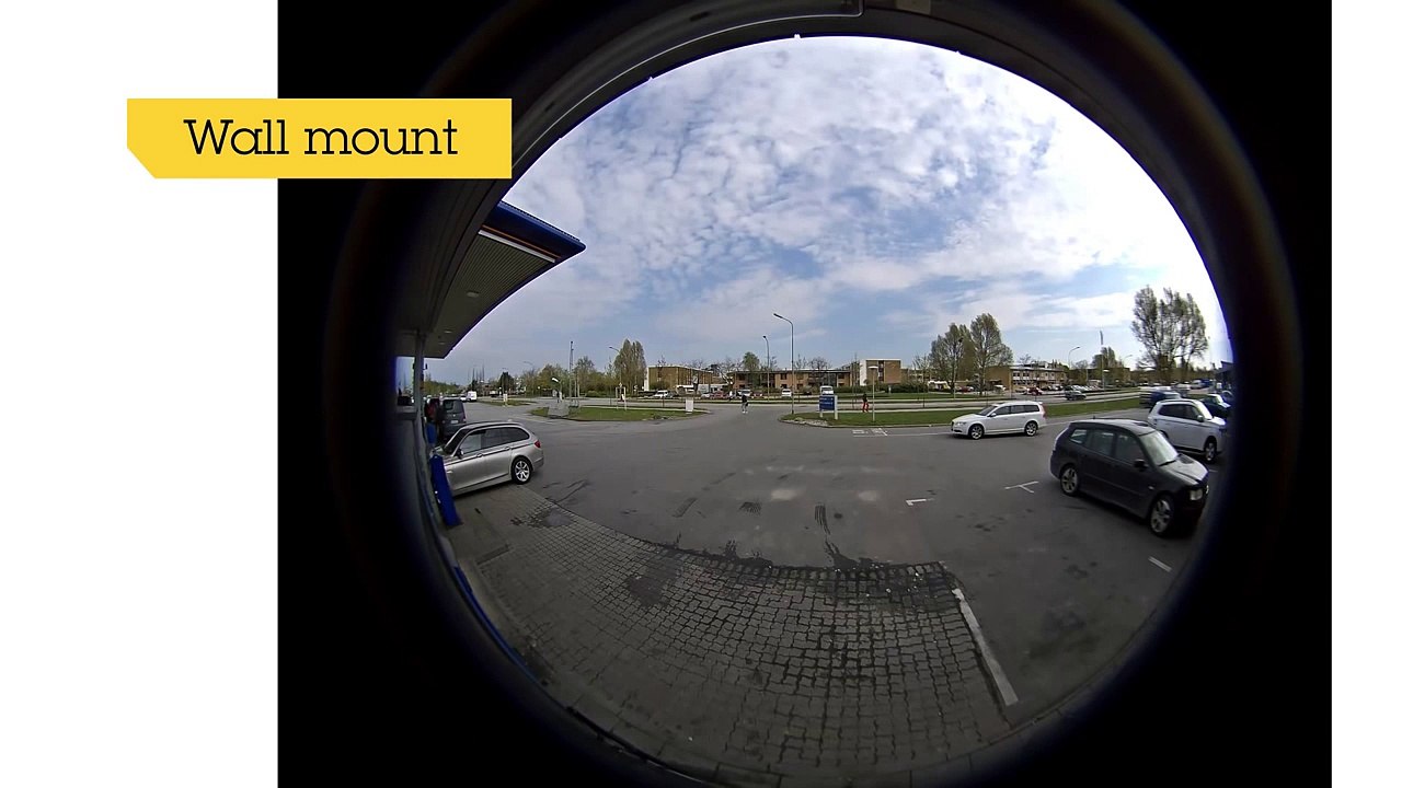 Outdoor ready 360° surveillance AXIS M3027 PVE Network Camera ...