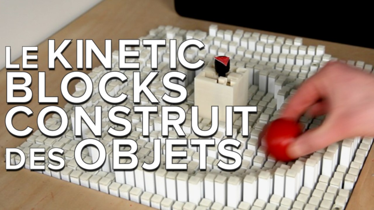Le Kinetic Blocks du Mit construit de petites structures de façon très ...