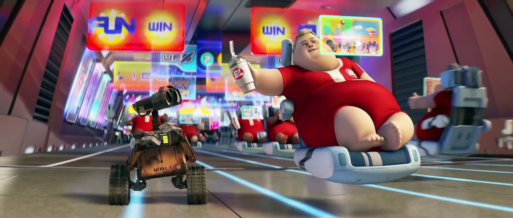 Les humains dans Wall-E - Vidéo Dailymotion