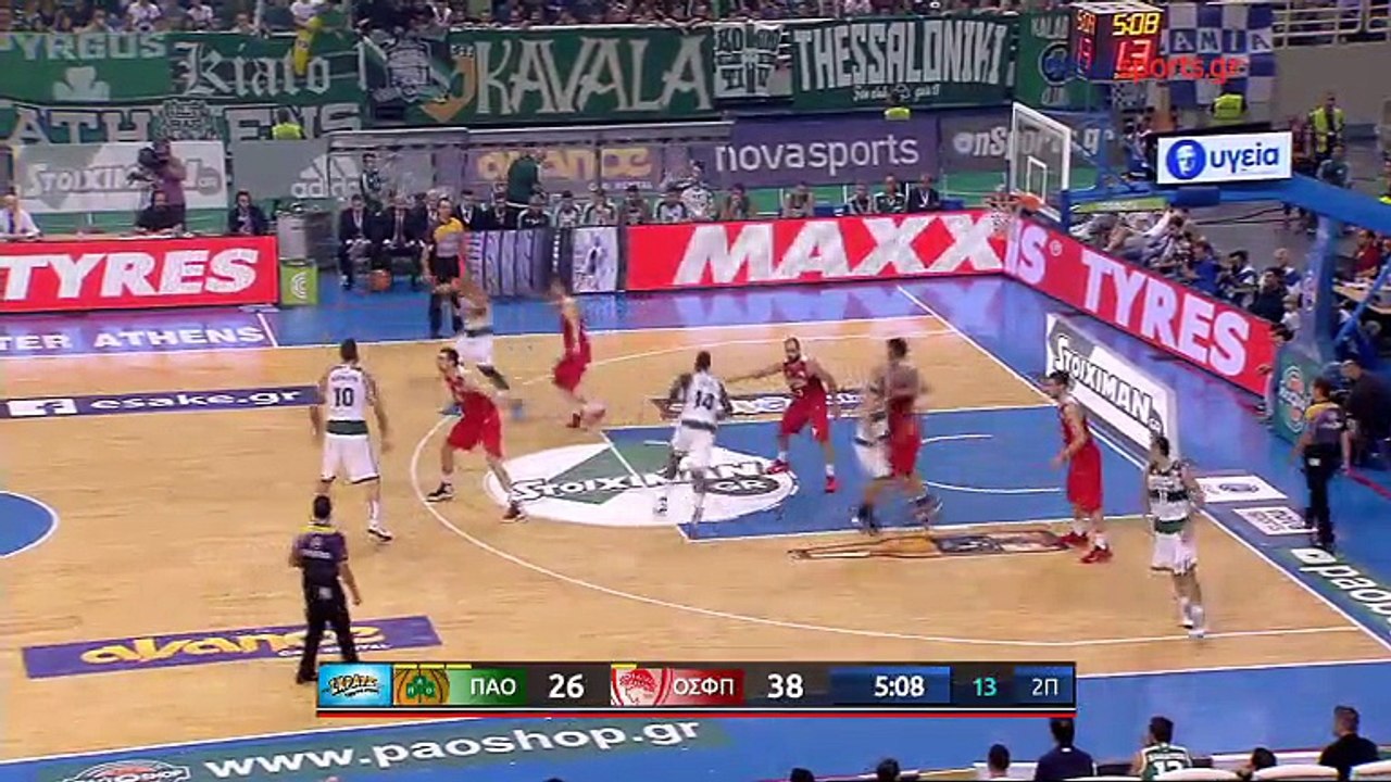 Panathinaikos-Olympiakos 73-69 (HL) (19/10) - video Dailymotion