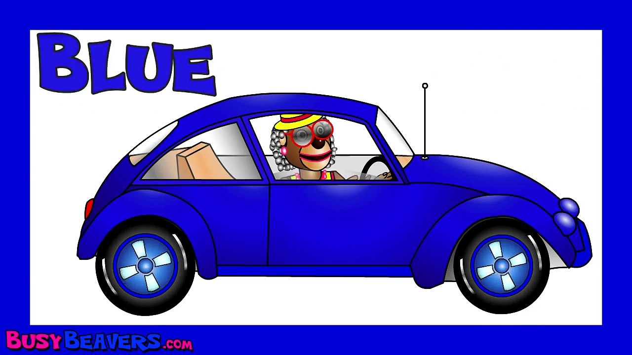 Red Car Song Learn Colors in English, Learning Colours for Children ...