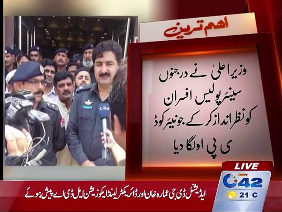 Junior most SP Zahid Nawaz promoted to DPO Rahim Yar Khan - video ...