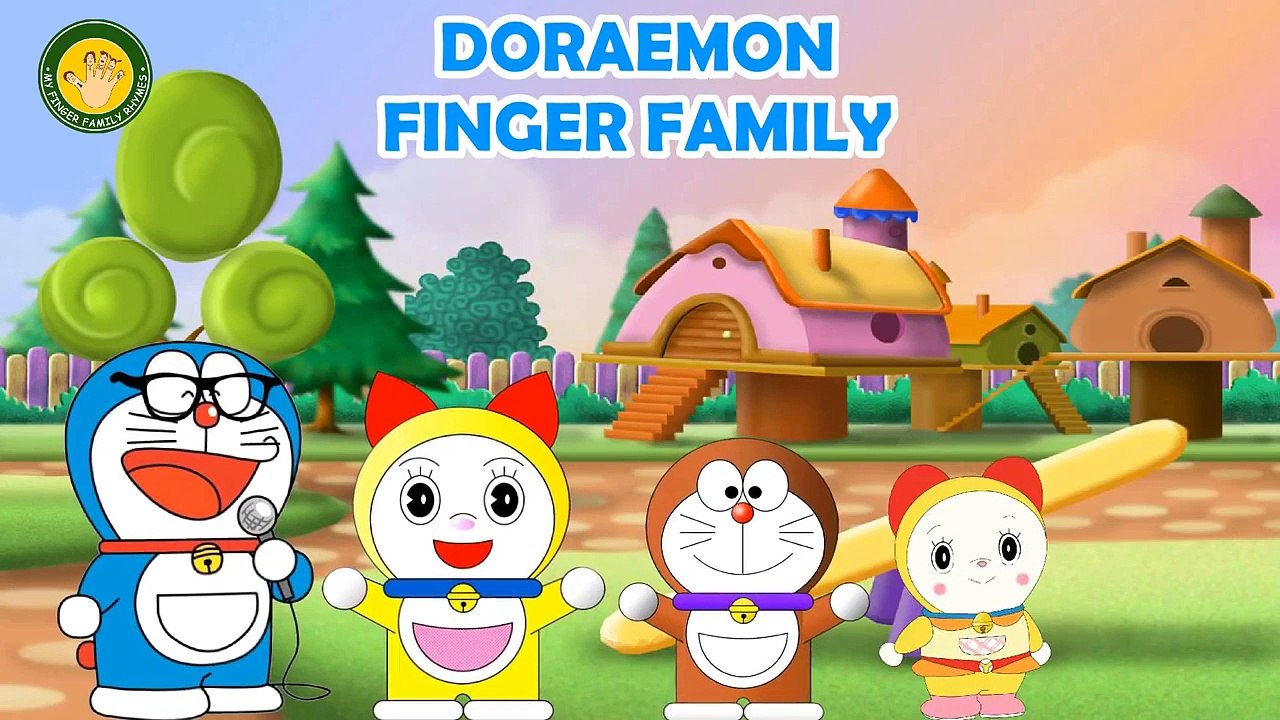 DORAEMON Finger Family Nursery Rhymes for Children and Babies ...