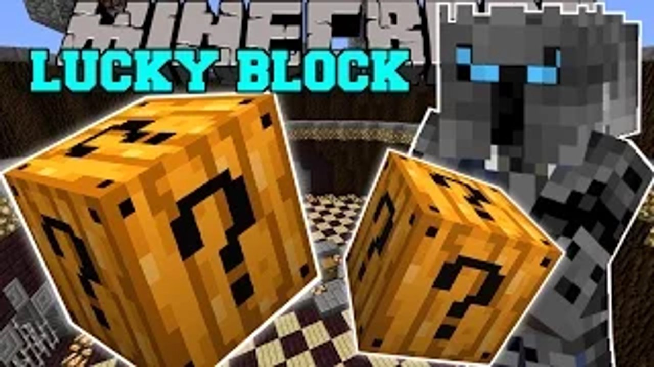 PopularMMOs Minecraft: SPOOKY LUCKY BLOCK - Pat and Jen Mod Showcase ...