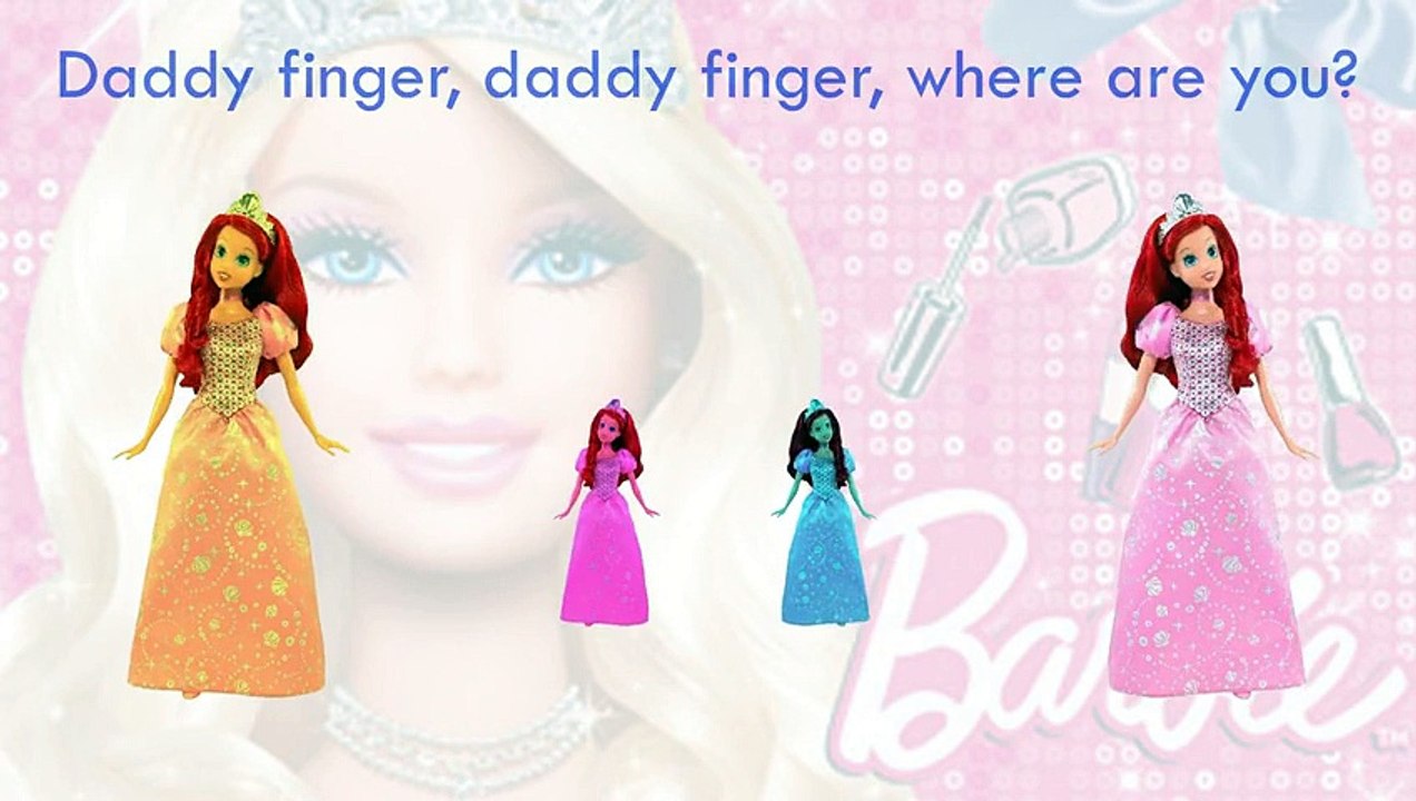 Beautiful Barbie Finger Family Song Daddy Finger Nursery Rhymes Wedding ...