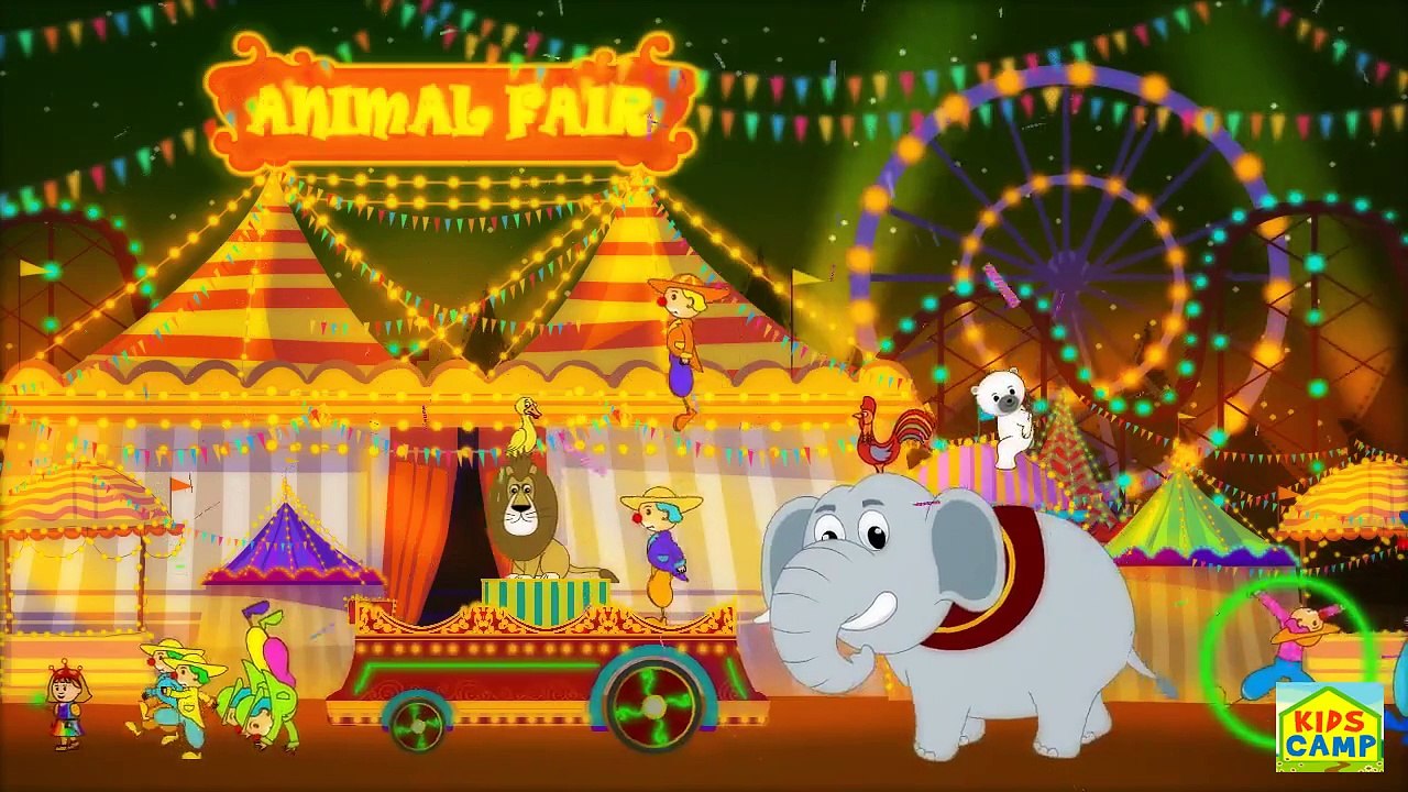 The Animal Fair | Nursery Rhymes | Popular Nursery Rhymes by KidsCamp ...