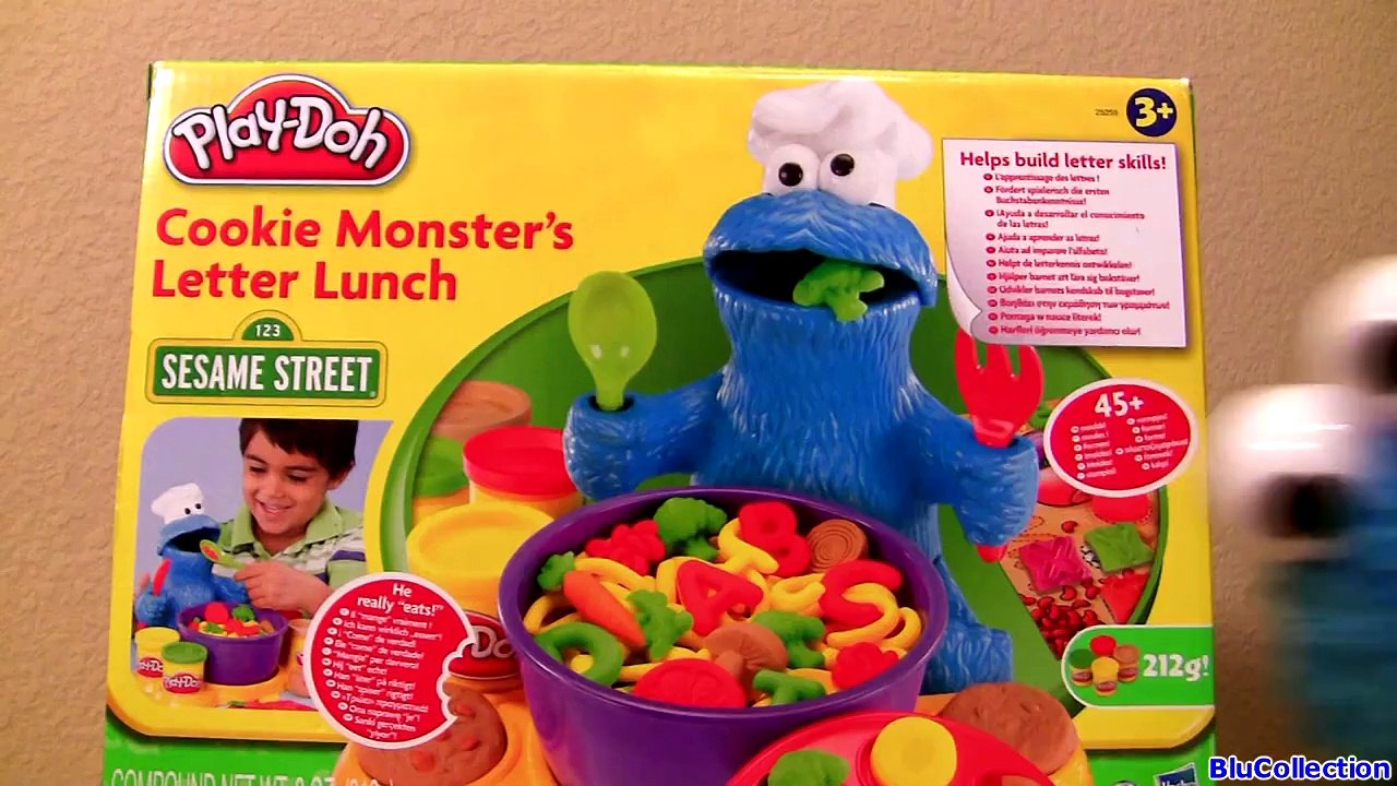 Cookie Monster Play Doh Letter Lunch Learn ABCs Alphabet Sesame Street ...