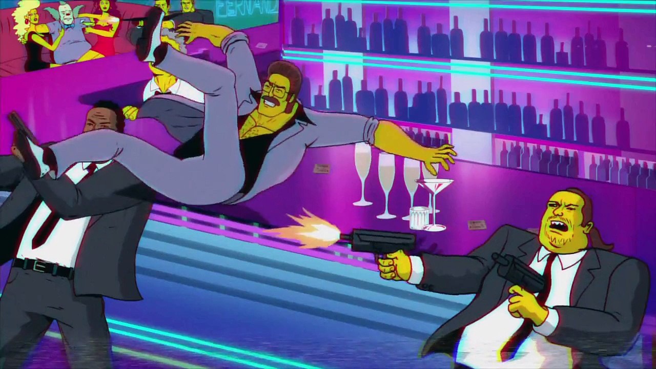 Les Simpson - LA-Z Rider : Générique façon Scarface - Vidéo Dailymotion