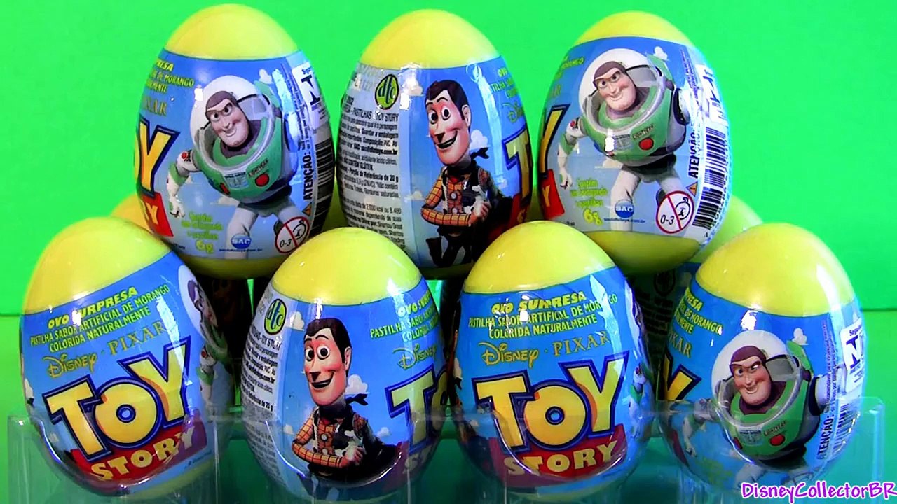 12 Toy Story Surprise Eggs Easter Egg Unboxing Toys Review Disney ...