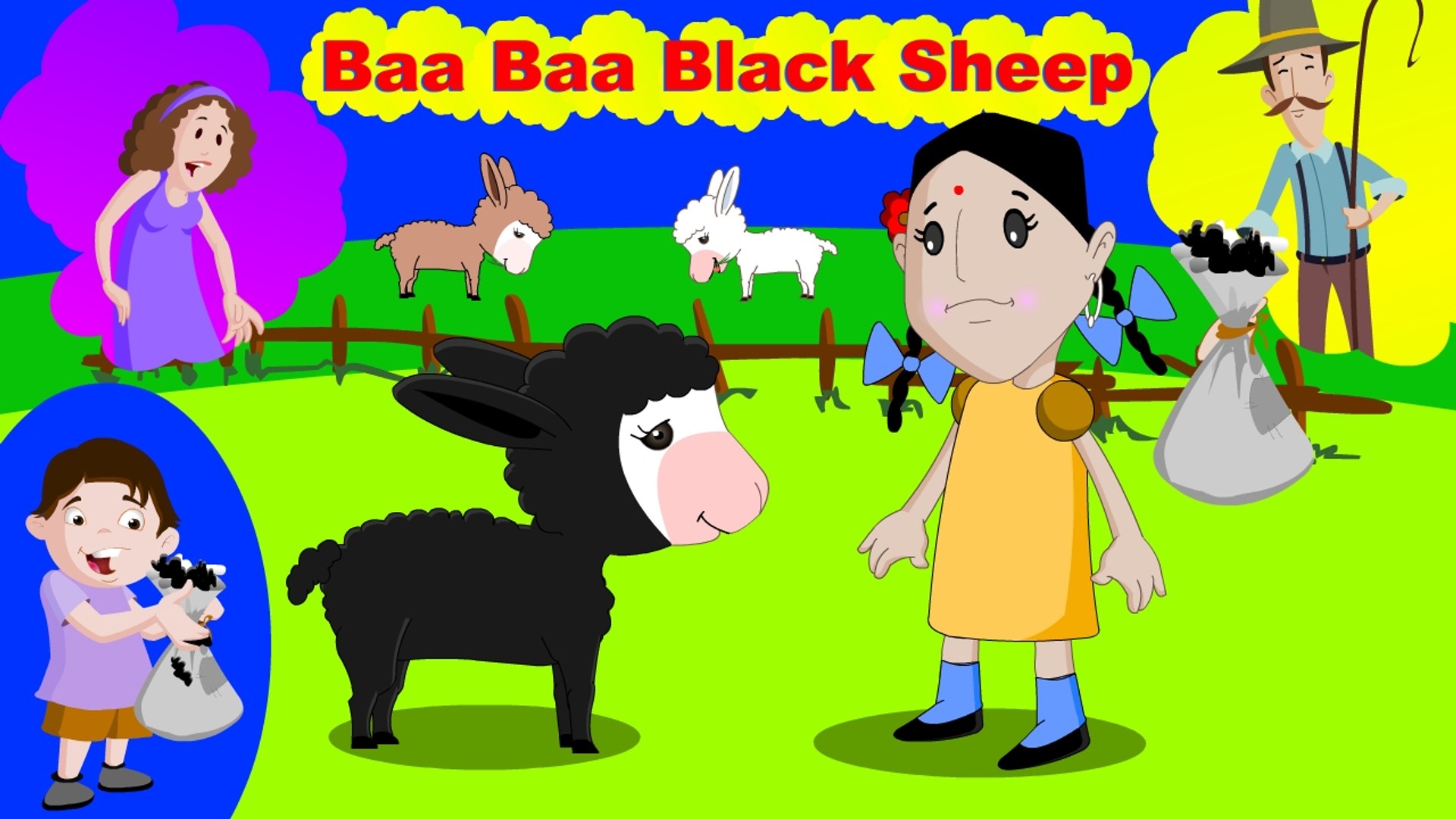 Clipart Caorach Dubh Baa Baa