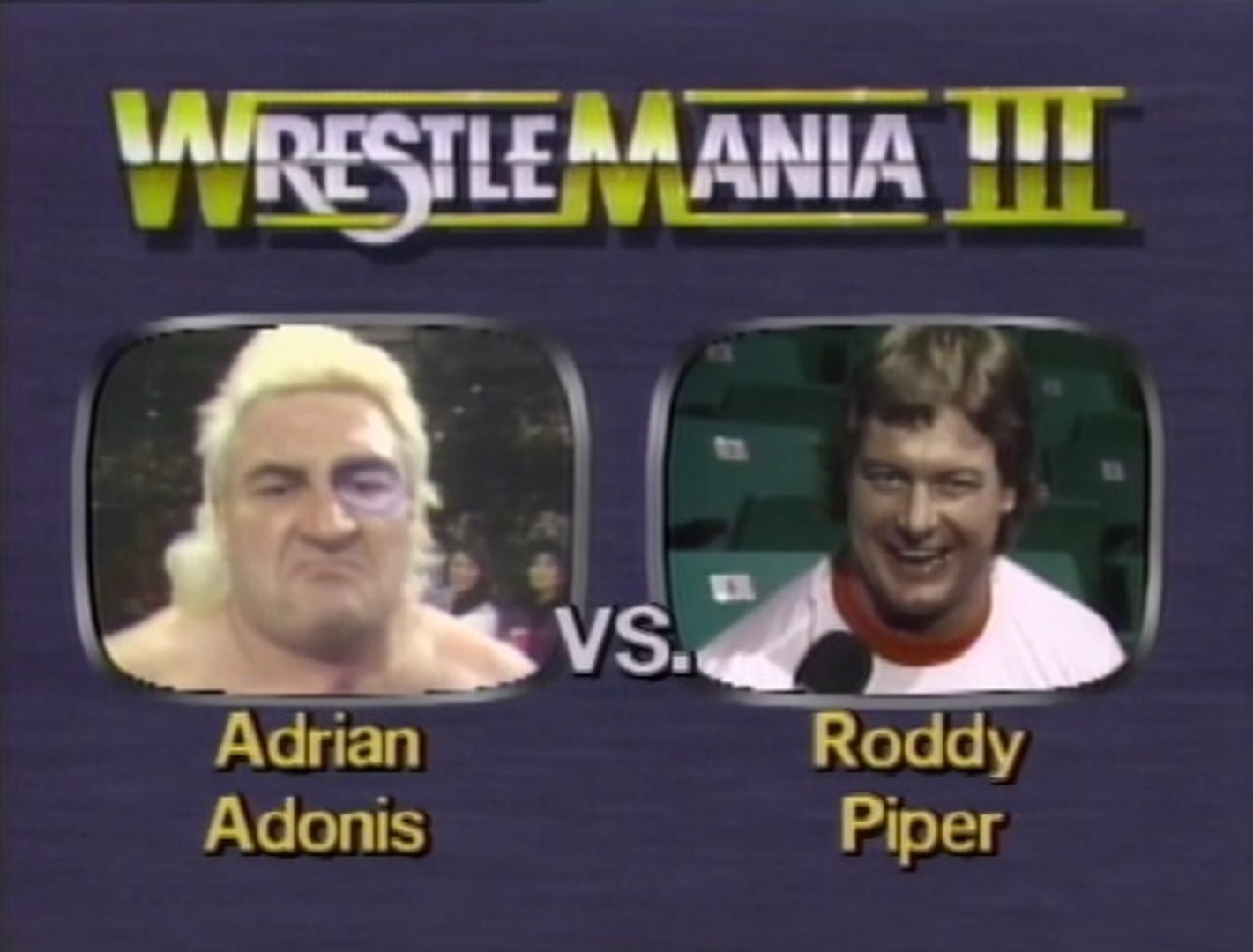Adrian Adonis And Roddy Piper