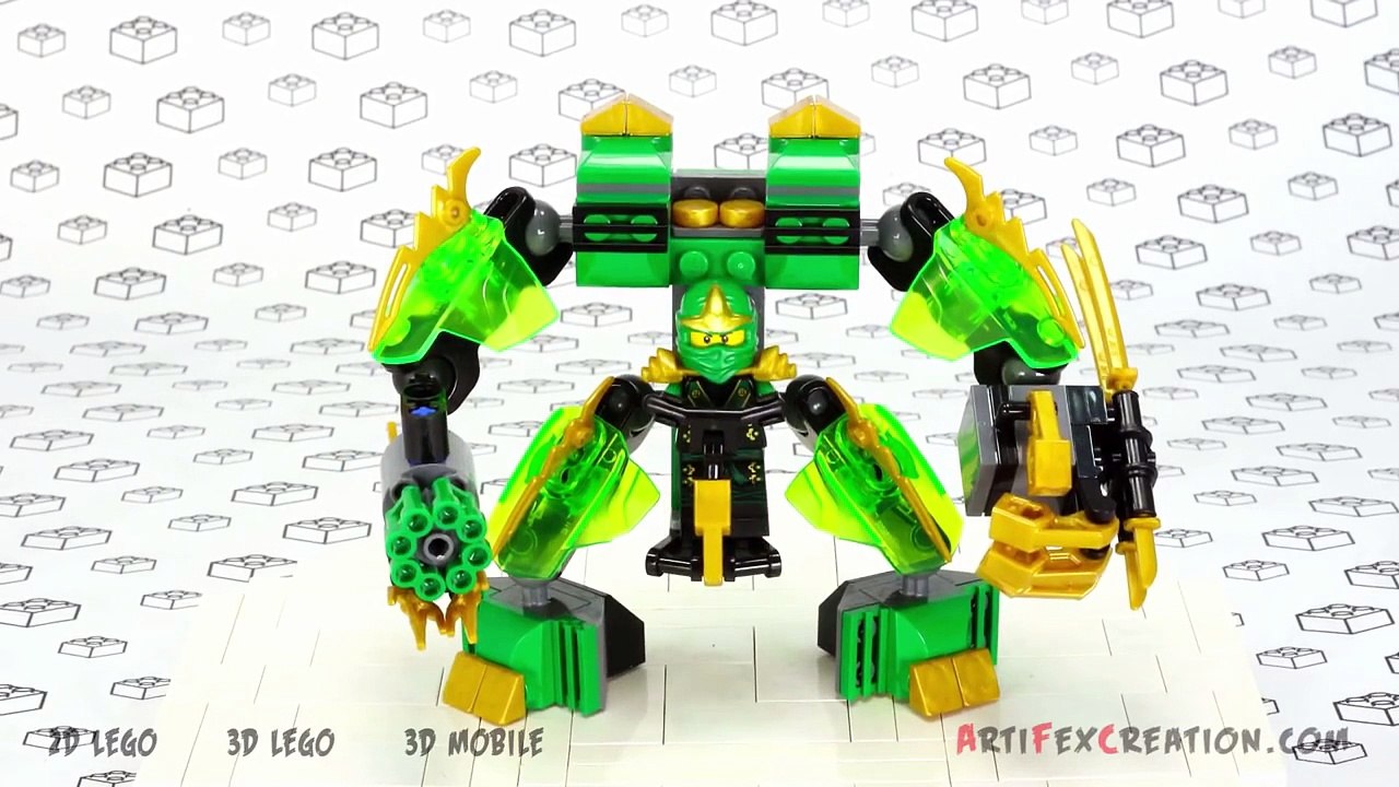 Lloyds New GOLD MECH - Custom Lego Ninjago Stop Motion Review 70503 ...