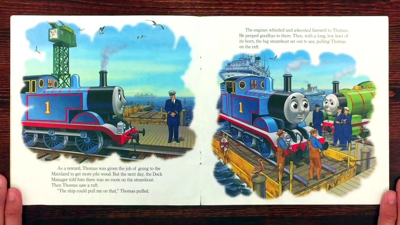 Thomas & Friends Lost at Sea read along aloud story book for children ...