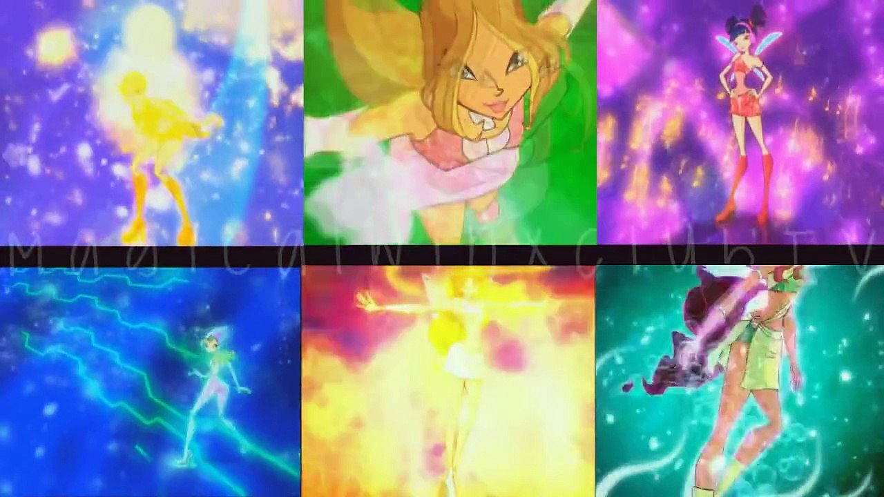 Winx Club: All Transformations! Split Screen! HD! - Dailymotion Video