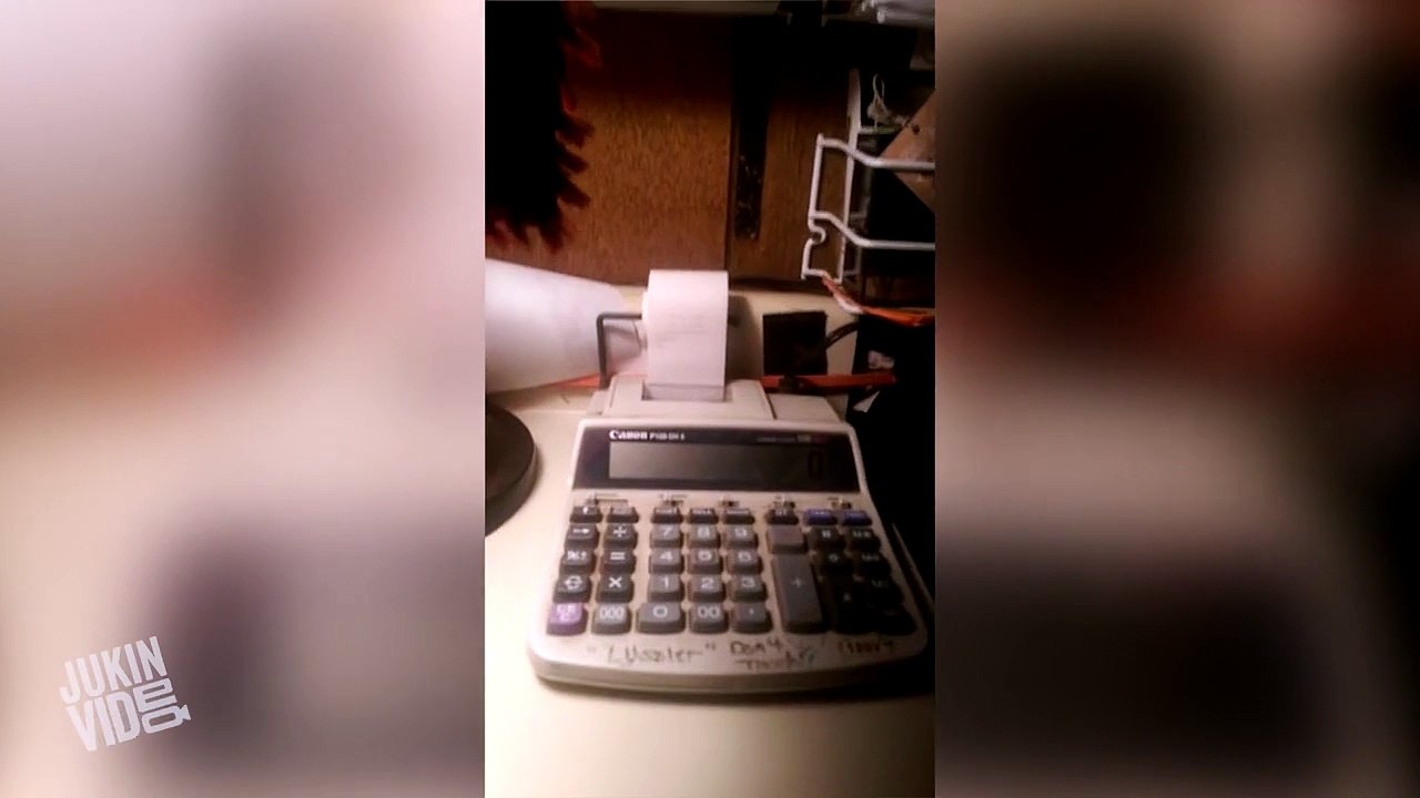 "Ghost" Communicates Through Printing Calculator | Paranormal Activity ...
