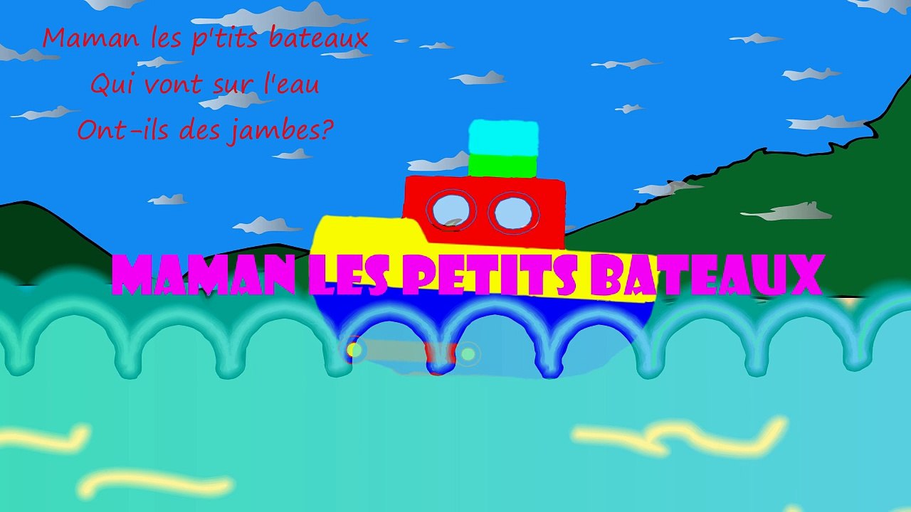 "Maman les petits bateaux" - Comptines et chansons animées - Vidéo ...