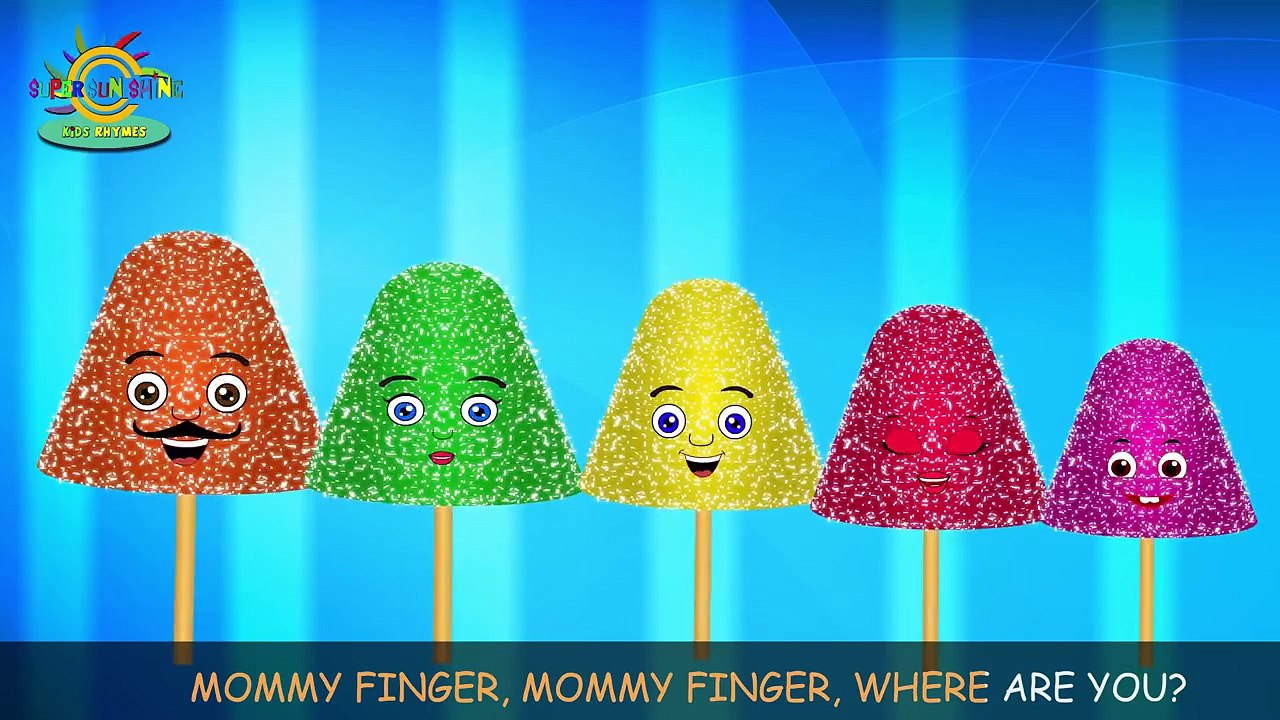 Finger Family | Sugar Candy Finger Family Nursery Rhymes | Finger ...