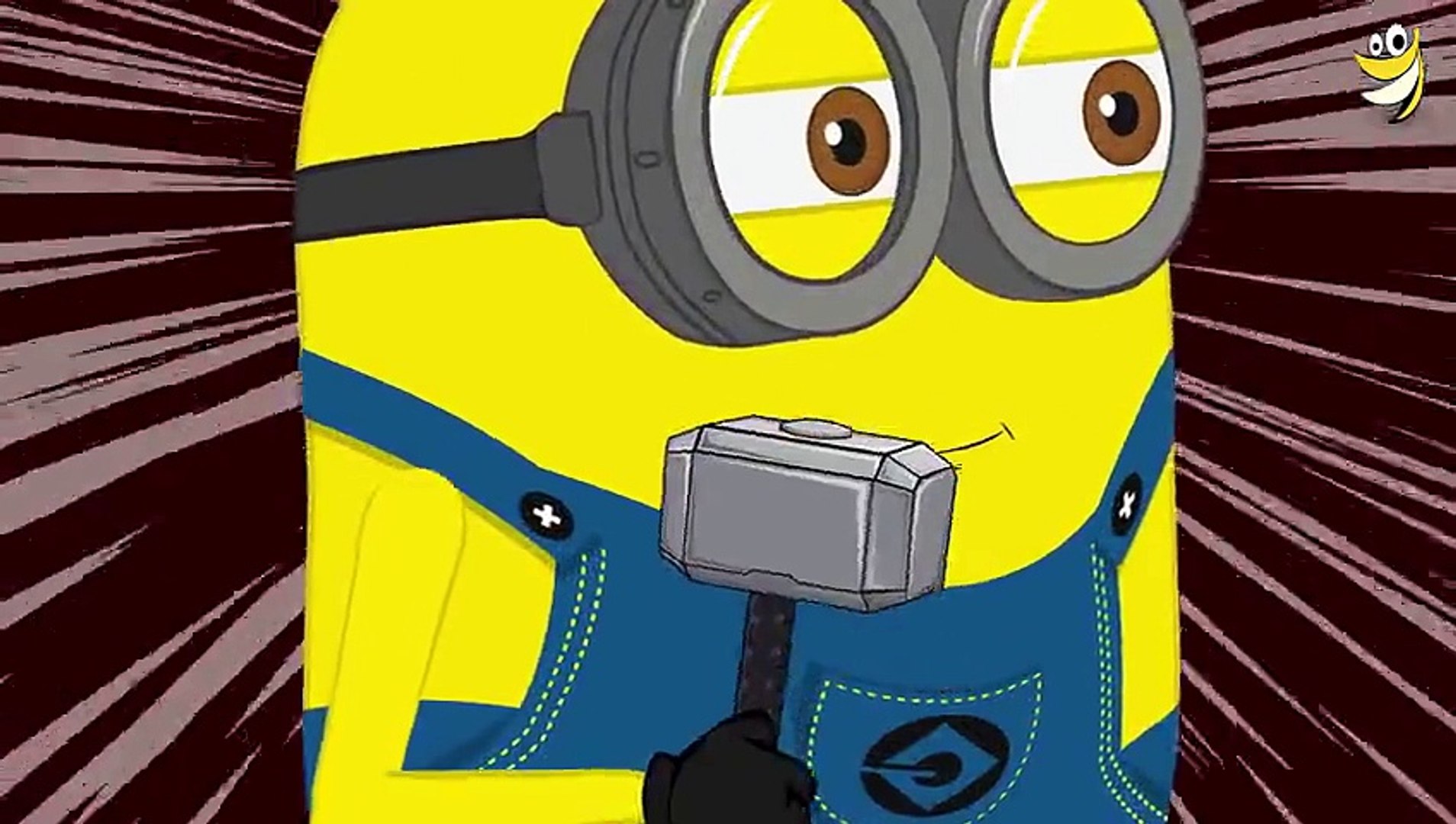 Minions Banana In Electric Ladder Funny Cartoon Minions Mini Movies