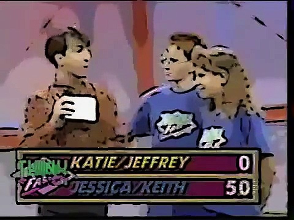 Think Fast Katey Jeffrey Vs Keith Jessica Lackey Version Cartoon ...