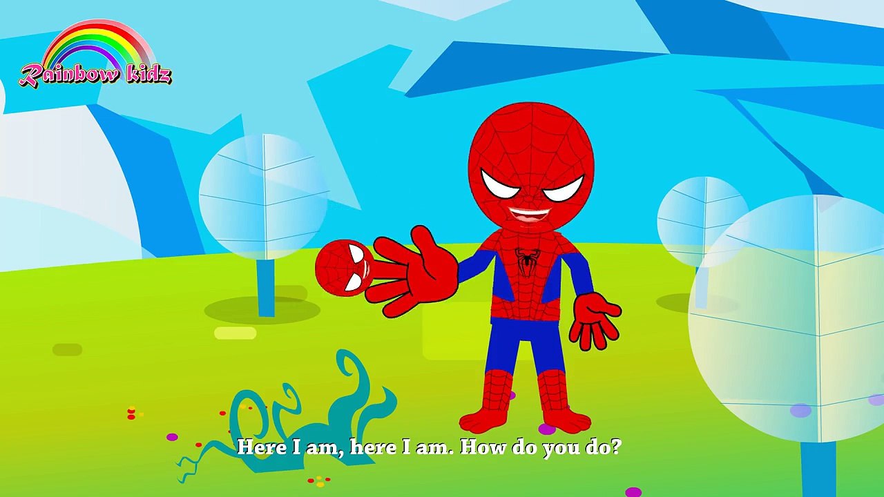 spider man finger family | finger family - Dailymotion Video