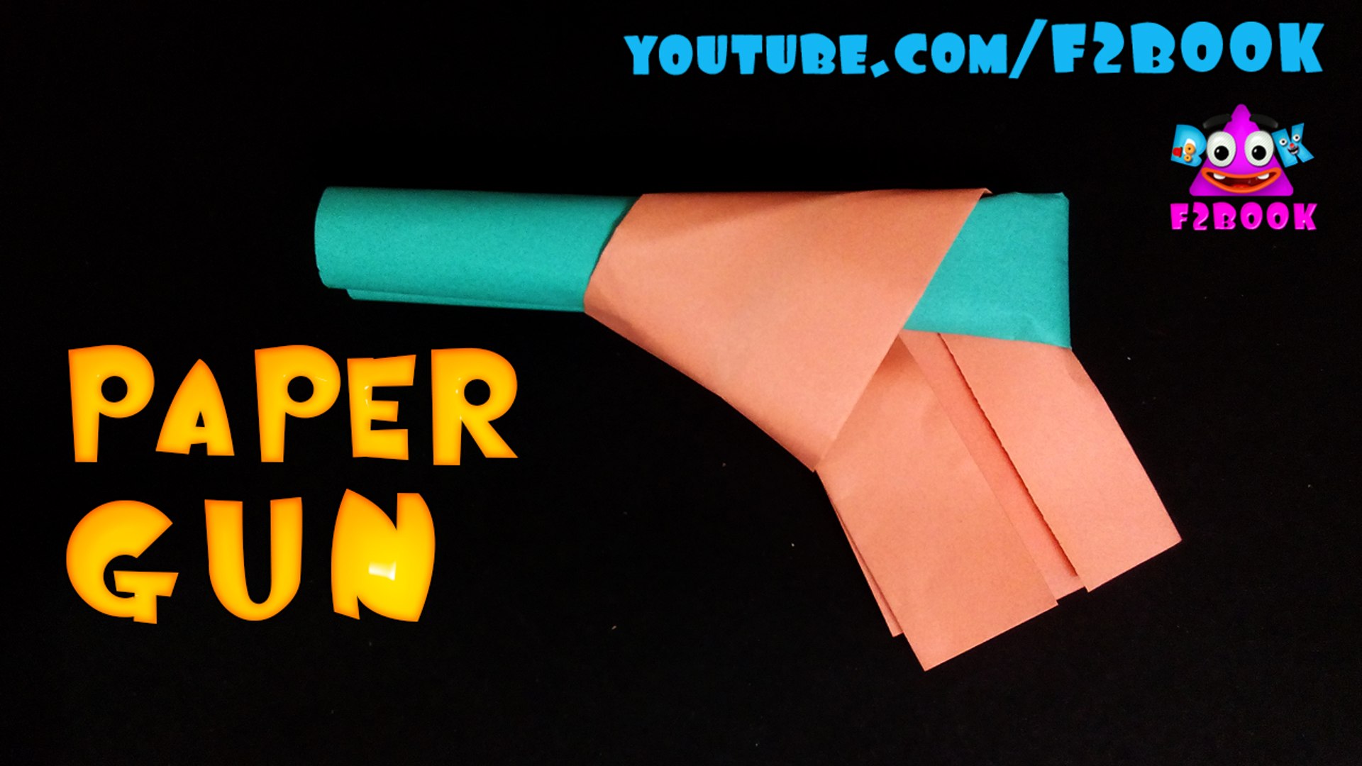 How To Make Origami Gun Powerful Paper Gun | How To Make A Paper Gun